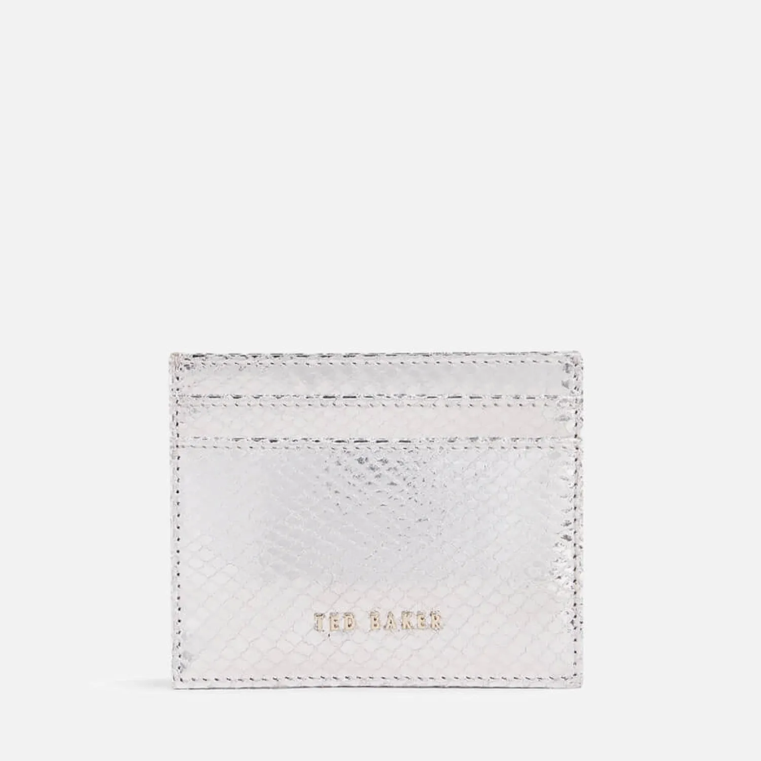 Purses And Cardholders*Ted Baker Silvor Logo-Detailed Snake-Effect ...